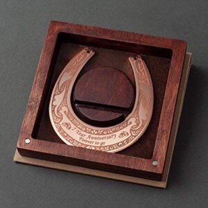 Copper Horseshoe - 7 Year Anniversary Gifts For Him, Copper Gifts For 7th Anniversary, 7 Year Anniversary Gifts For Her, 7th Anniversary Gifts For Him