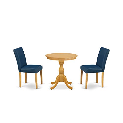 East West Furniture ESAB3-OAK-55 Dining Set