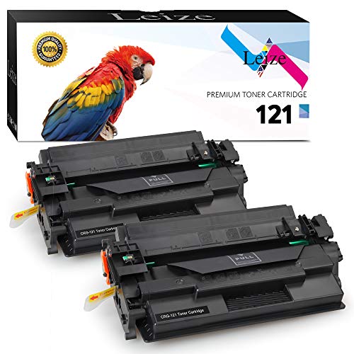 Leize Compatible 121 d1620 Toner Cartridge Replacement for Canon 121 3252C001 2-Pack High Yield 5,000 Pages use for imageCLASS D1620 D1650 Laser Printer - Black