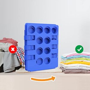 T Shirt Folding Board T Shirt Clothes Folder Laundry Organizer Fold Clothes,Blue