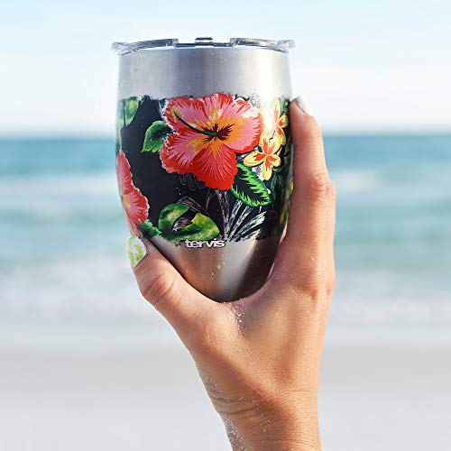 Tervis Triple Walled Beach Impressions Insulated Tumbler Cup Keeps Drinks Cold & Hot, 12oz, Stainless Steel