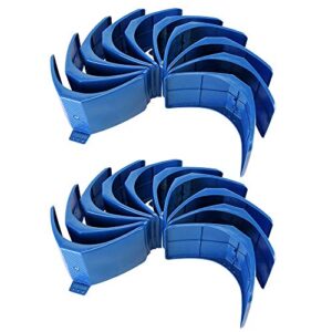 SENNAUX 20PCS Dove Rest Stand Frame Pigeon Perches Grill Dwelling Bird Rest Roost Holder(20PCS, Blue)