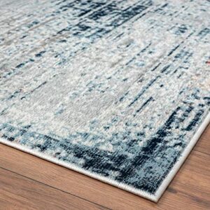 LUXE WEAVERS Olimpia Collection 5955 Multi 5x7 Modern Abstract Area Rug