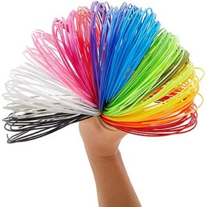 1.75mm PLA 3D Pen Filament Refills, Dimensional Accuracy +/- 0.03mm (24 Colors, 10ft/Color, 240 Ft)