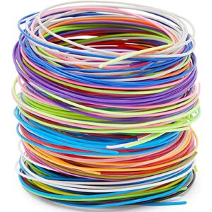 1.75mm PLA 3D Pen Filament Refills, Dimensional Accuracy +/- 0.03mm (24 Colors, 10ft/Color, 240 Ft)