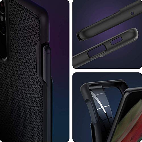 Spigen Liquid Air P Designed for Galaxy S21 Ultra Case (2021) - Matte Black