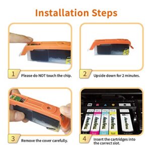 Mayway Ink Cartridge for PGI-250XL CLI-251XL PGI 250XL CLI 251 XL for C a K ee Printer, Work with PIXMA MX922 MX722 MG5520 MG5620 IP7220 IP8720 (5-Pack)