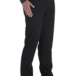 Vital Threads Men and Women Scrubs Set V-Neck Top & Drawstring Pant, VT509C, M, Black