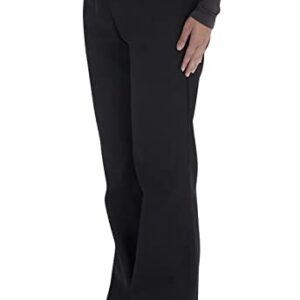 Vital Threads Womens Scrubs Set V-Neck Top & Drawstring Pant, VT514C, S, Black