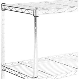 IRIS USA, Inc. USA WSU-3T-LD Wire Storage Unit 3-Shelves Silver