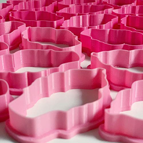 Cookiecad Pink Ombre (Hot Pink -> Pale Pink Rainbow Transition) PLA 3D Printer Filament 1.75mm 1kg