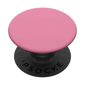 simple chic solid color light rose pink popsockets popgrip: swappable grip for phones & tablets