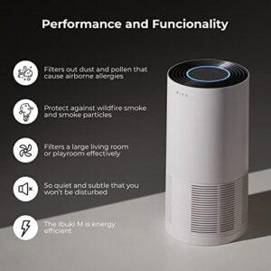 Miko Air Purifier For Home Large Room 970 Sqft | H13 True HEPA With PM2.5 Sensor, Auto Function, 4 Fan Speeds & Sleep Mode- Removes Up to 99.97% of Allergies, Asthma, Smoke, Dust, Pollen, For Home