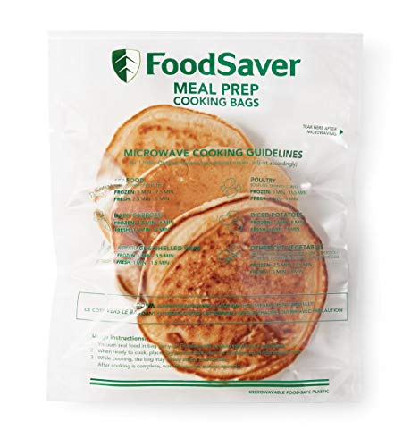 FOODSAVER Microwavable Meal Prep Bags Vacuum Sealers, 1 Quart, 16 Ct.