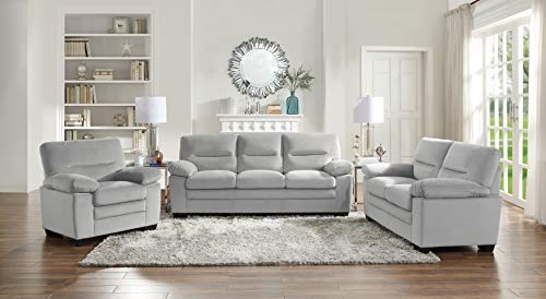 Lexicon Dawson Living Room Loveseat, Gray