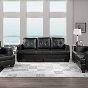 Lexicon Roff Living Room Sofa, Black