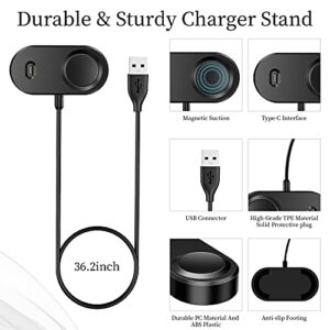 2 in 1 Charger Stand for Samsung Watch and Earbuds, Galaxy Watch Charger Dock Compatible with Samsung Galaxy Watch 3/Active 2/Active & Galaxy Buds 2/Pro/Live/Buds+/Buds and More Type-C Buds