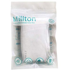 millton pm 2.5 filters 5 layers filters activated carbon filters (20 pcs)