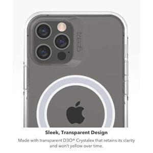 ZAGG Gear4 Crystal Palace Snap Case - Crystal Clear Impact Protection with MagSafe Compatibility for Apple iPhone 12, iPhone 12 Pro (Model: 702007475)