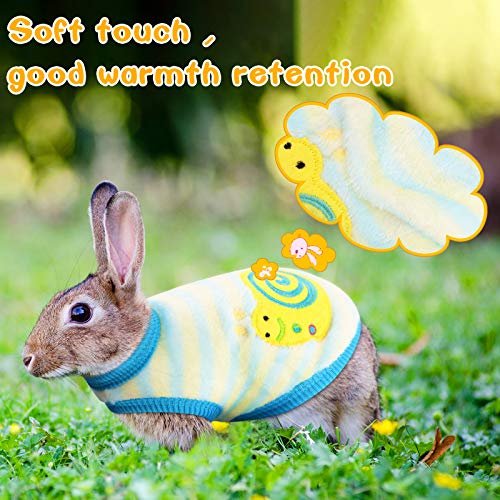 8 Pieces Warm Pet Shirts for Dog Rabbit Cat Puppy Bunny Clothes with Caterpillar Horse Star Pattern Cute Soft Flannel Pet Sweater Comfortable Pet Costume Boy Girl Kitten Puppy Chihuahua Animals (XXS)