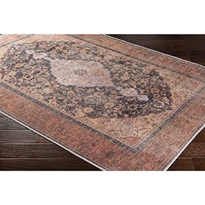 Artistic Weavers Bonita Vintage Oriental Area Rug, 6'7" x 9', Clay