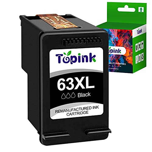 Ink 63 XL Cartridges for HP 63 63XL HP63 HP Ink 63 Black XL Ink Cartridges for HP Officejet 3830 4650 4652 4655 5200 5255 F6U63A F6U64A Envy 4510 4520 4512 Deskjet 1112 2130 2132 3630 Printers