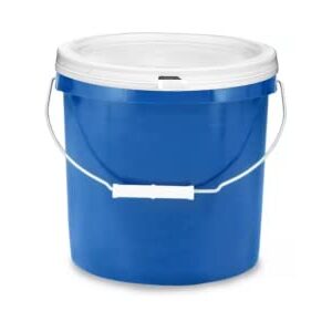 House Naturals 2 Gallon Blue Food Grade BPA Free Bucket Pail with Lid (Pack of 5) Made in USA