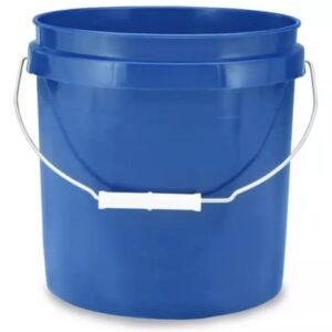 House Naturals 2 Gallon Blue Food Grade BPA Free Bucket Pail with Lid (Pack of 5) Made in USA