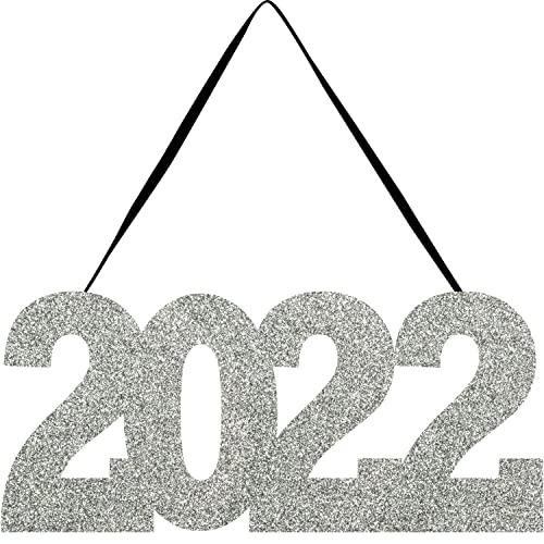 2022 Glitter Hanging Sign, 1 ct