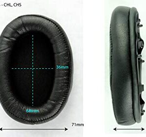 Dekoni Audio Choice Ear Pads for Sony WH1000Xm3 Headphones (Choice Leather)