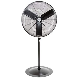 iliving 30" commercial pedestal oscillating fan - shop, garage, warehouse - 120v 1.65a 8400 cfm