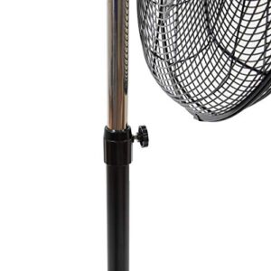 iLiving 30" Commercial Pedestal Oscillating Fan - Shop, Garage, Warehouse - 120V 1.65A 8400 CFM