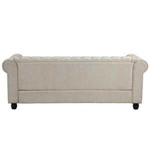 Morden Fort Couches for Living Room, Sofas for Living Room Furniture Sets, Sofa, Fabric, Polyester Beige