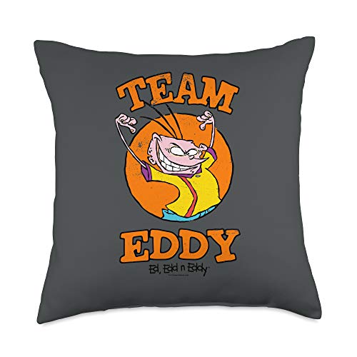 Ed, Edd n Eddy Team Eddy Throw Pillow, 18x18, Multicolor