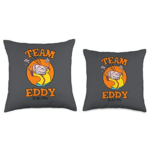 Ed, Edd n Eddy Team Eddy Throw Pillow, 18x18, Multicolor