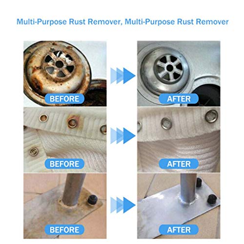 RustOut Instant Remover Spray 100ML - Rust Stain Remover - Easily Clean - For Metal Parts, Rollers, Door Hinges and Brake Parts, Anti Corrosion and Anti Rust, For RVs, Boats, Cars (B)