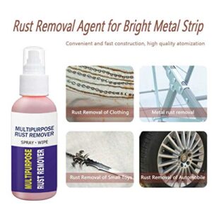 RustOut Instant Remover Spray 100ML - Rust Stain Remover - Easily Clean - For Metal Parts, Rollers, Door Hinges and Brake Parts, Anti Corrosion and Anti Rust, For RVs, Boats, Cars (B)