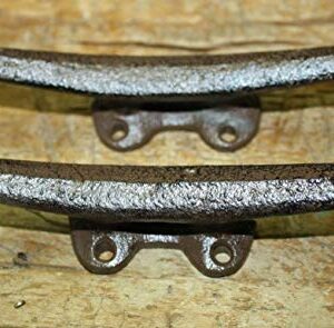 Antiques Vintage/Hooks Cast Iron/Coat Hook/Locker Rooms/Kitchens 2 Cast Iron Antique Style Boat Cleats Coat Hooks Nautical Drawer Pulls Boat