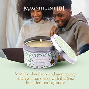 Magnificent 101 Manifesting More Money Than I Can Spend Tin Candle 6oz