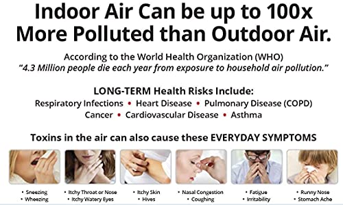 AIRDOCTOR 4-in-1 Air Purifier BUNDLE with Additional One Year Combo Filter Pack - One (1) UltraHEPA Filters & Two (2) Carbon/Gas Trap/VOC Filter