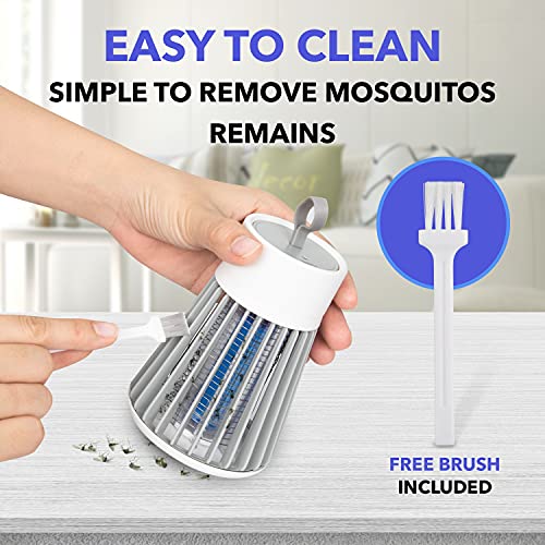 BUZZBGONE Zap - Electric Mosquitoes Zapper for Indoors | Mosquito Killer | Rechargeable Mosquito Zapper and Mosquitoes Killer | Indoor Mosquitoes Light with Hanging Loop | Up to 6 Hours of Battery