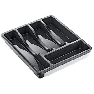 Boxup Adjustable Cutlery Tray Organizer Kitchen Drawer Tray, Large, Expandable from 11 to 21