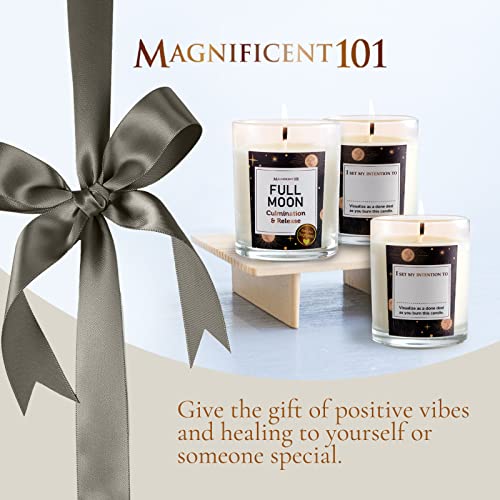 Magnificent 101 Full Moon Set of 3 Candles