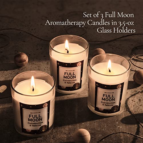 Magnificent 101 Full Moon Set of 3 Candles