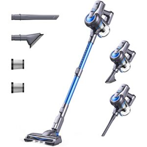 greenote cordless vacuum cleaner, 23000pa stick vacuum 4 in 1, 200w with dual digital motor led headlights, 35 mins runtime, handheld lightweight vacuum for home hard floor carpet pet car