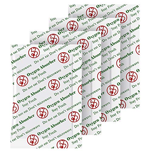 WVacFre 50cc(200Packets) Oxygen Absorbers Packets for Food,Food Grade Oxygen Absorbers for Food Storage.