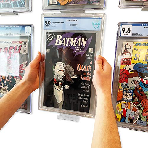 X-FLOAT Clear Floating Shelves (Wall Mounted) for Displaying Comic Books (Set of 6)