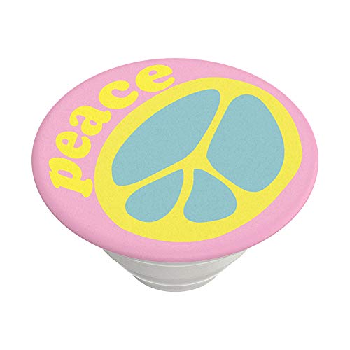 PopSockets PopTop (Top only. Base Sold Separately.): Swappable Top for PopGrip Bases, PopGrip Slide, Otter+Pop & PopWallet+ - Peace Slice