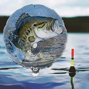 Havercamp Gone Fishin' Party Balloons (3 Pcs.); 3 18" Round Foil Mylar Balloons from the Trademarked Gone Fishin' Party Collection!