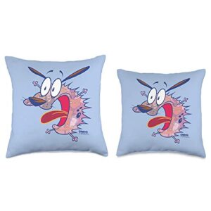 Courage the Cowardly Dog Evil Inside Throw Pillow, 18x18, Multicolor